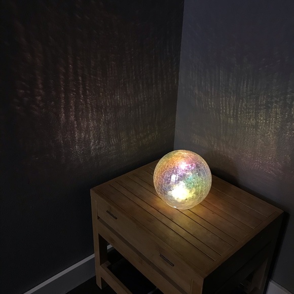 Macy's | Other | Last One Calming 59 Glass Ball Led Light | Poshmark